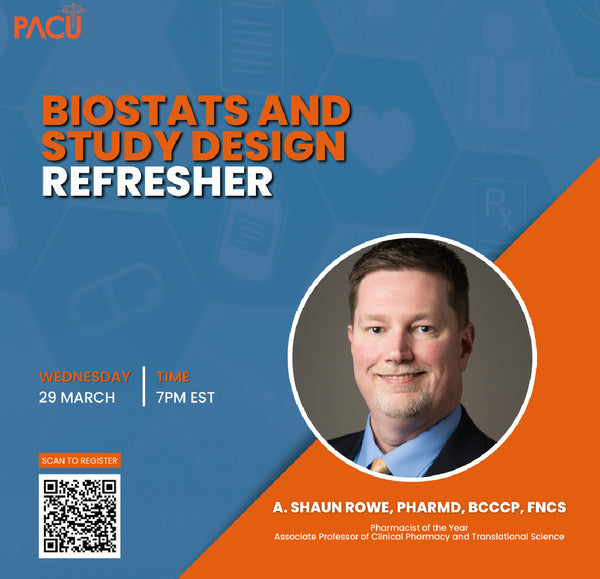 Biostatistics and Study Design Refresher Course – Pharmacy & Acute Care ...